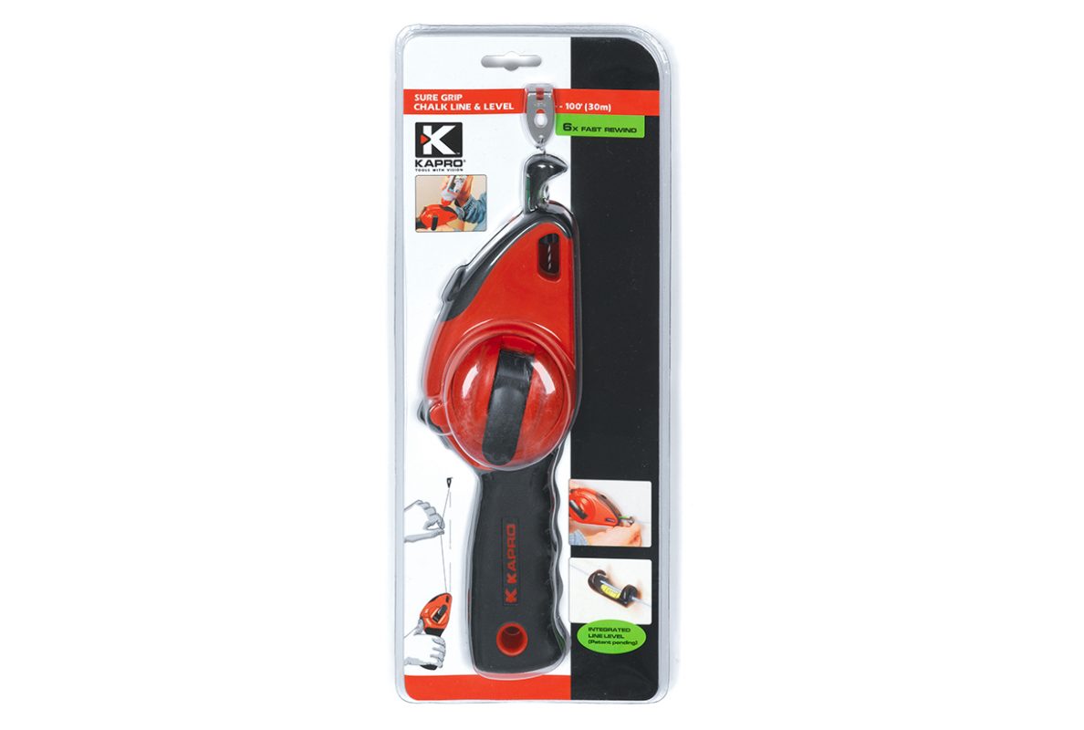 KAPRO 214 Sure Grip Chalk Line with line level – Kapro – Tools with Vision