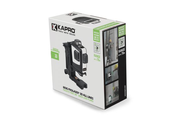 KAPRO 883NG Prolaser® 3D Laser – 360° Beams IP65 (Green) – Kapro ...