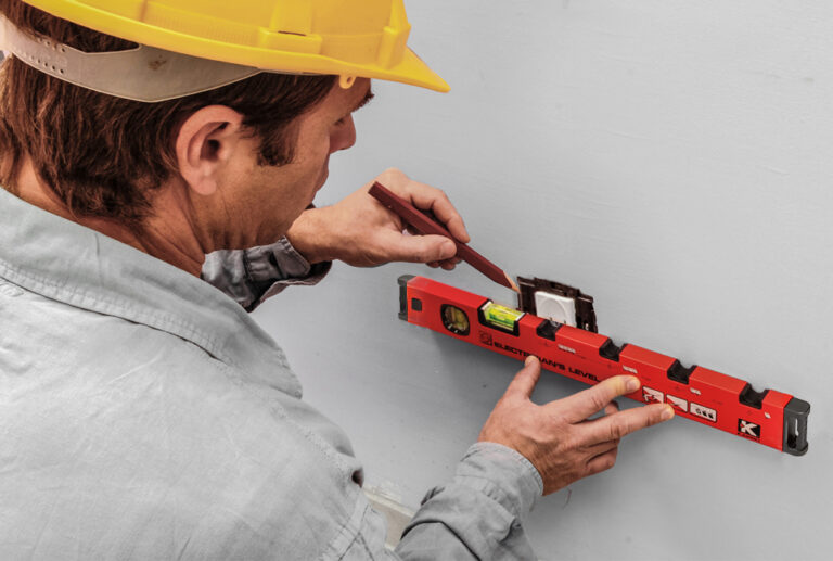 KAPRO 783 Electrician’s Level – Perfectly positioned power sockets ...